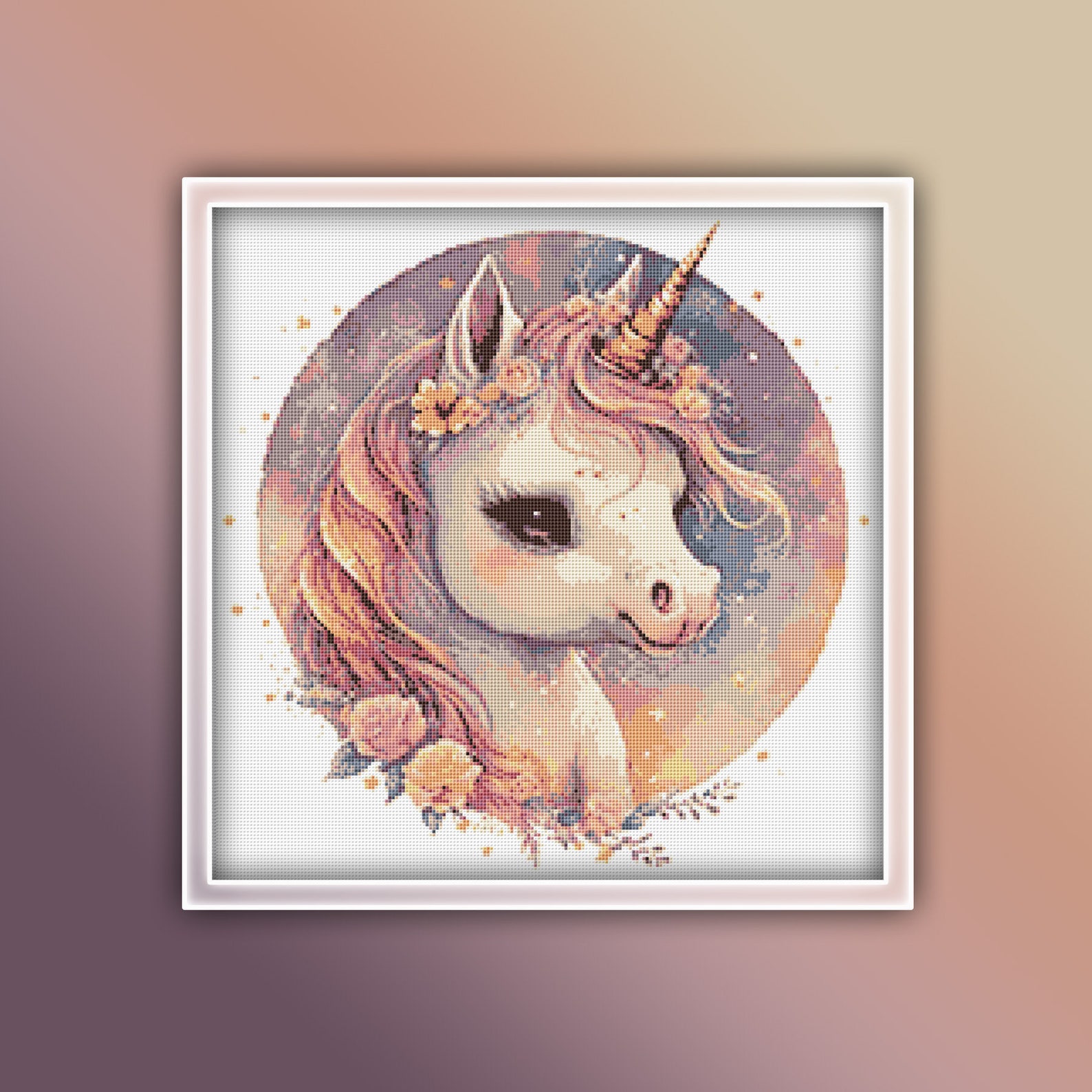 Unicorn Cross Stitch Pattern 1 Instant PDF Download Horse - Etsy