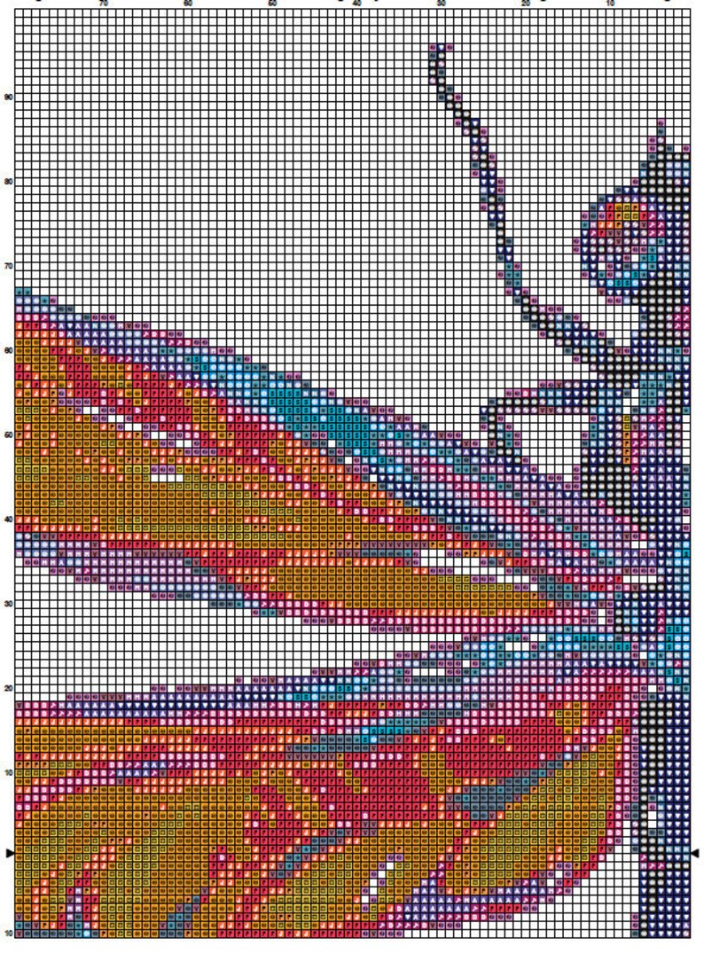 Dragonfly Cross Stitch Pattern 1 Instant PDF Download Insect | Etsy