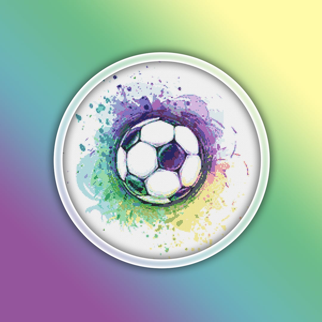 Soccer Ball Cross Stitch Pattern 1 Instant Download Instant PDF ...