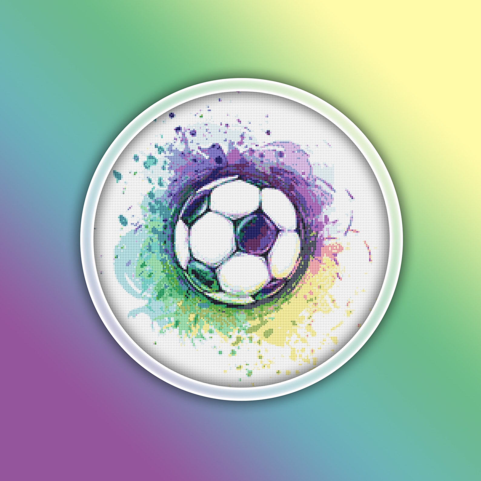 Soccer Ball Cross Stitch Pattern 1 Instant Download Instant PDF ...