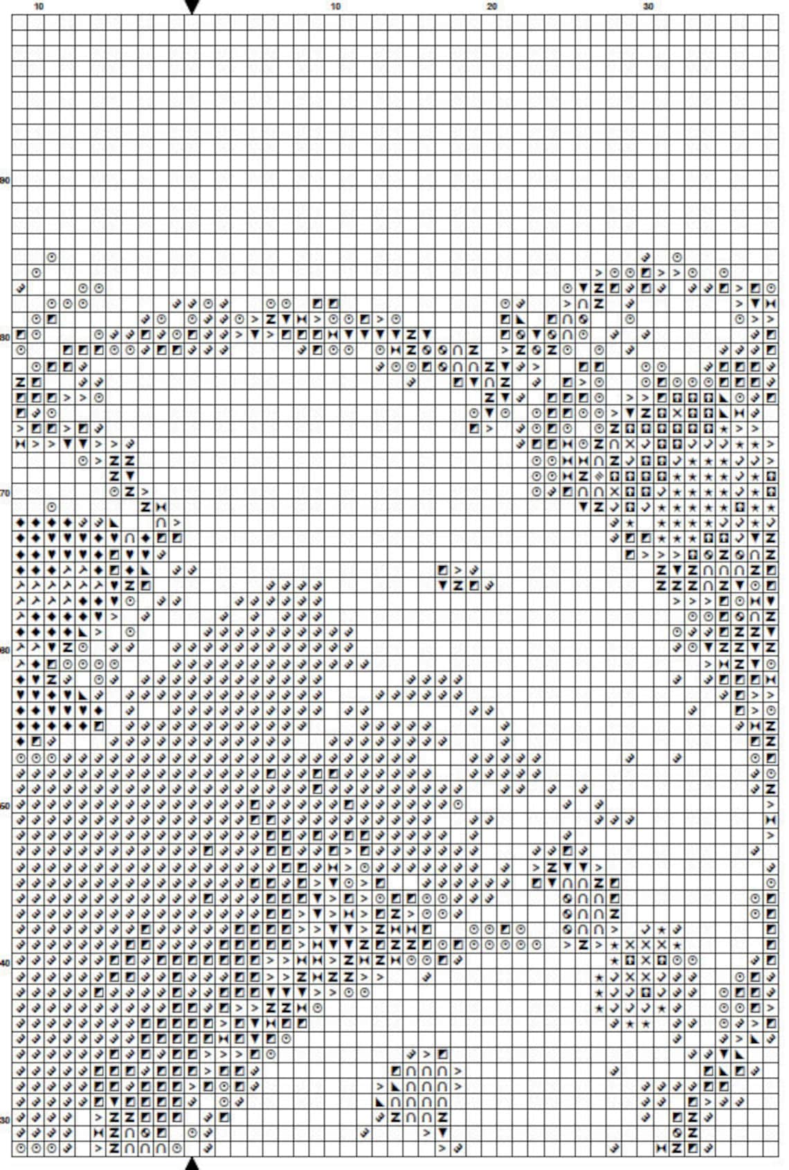 Teddy Bear Cross Stitch Pattern 8 Instant PDF Download Teddy - Etsy
