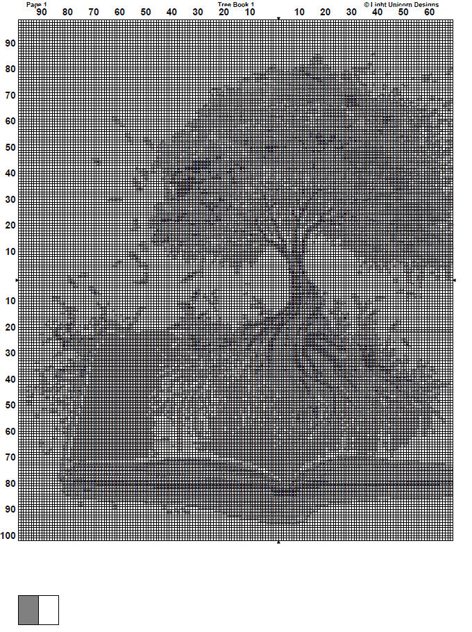 Tree Book Cross Stitch Pattern 1 Instant PDF Download - Etsy UK
