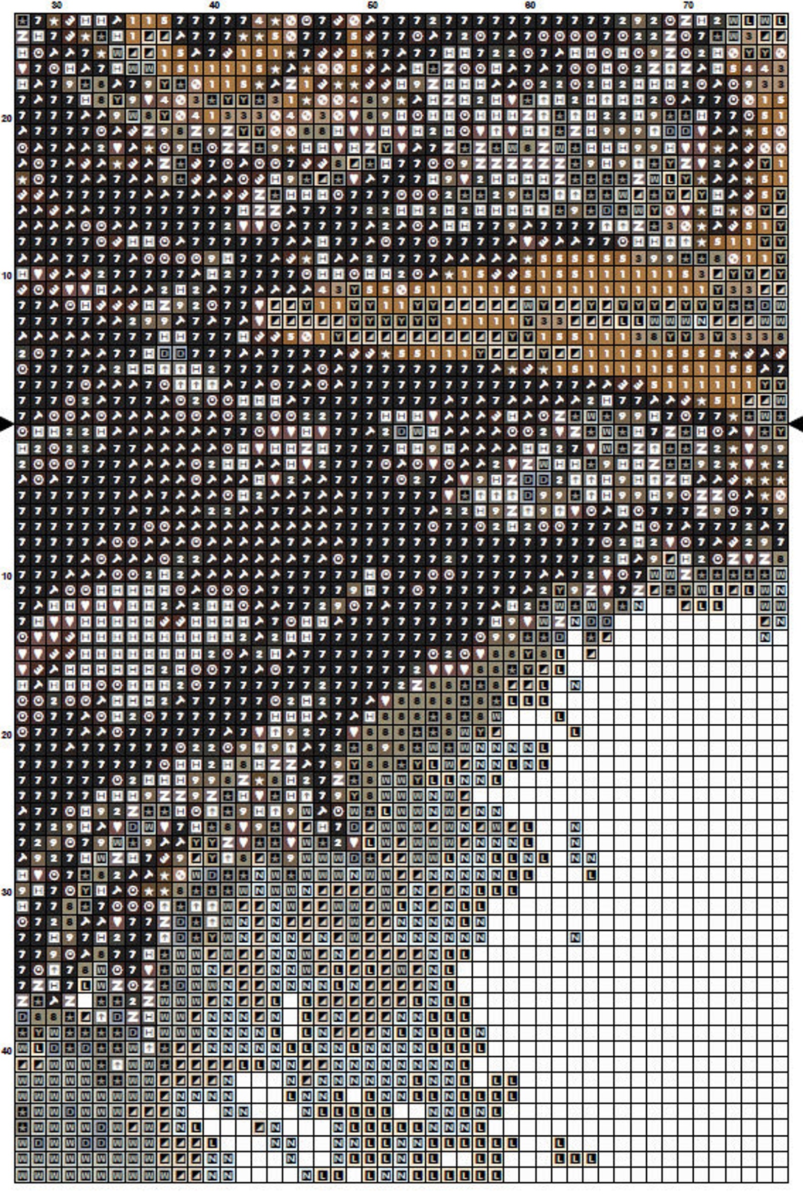 Hawk Cross Stitch Pattern 1 Instant Download Instant PDF - Etsy