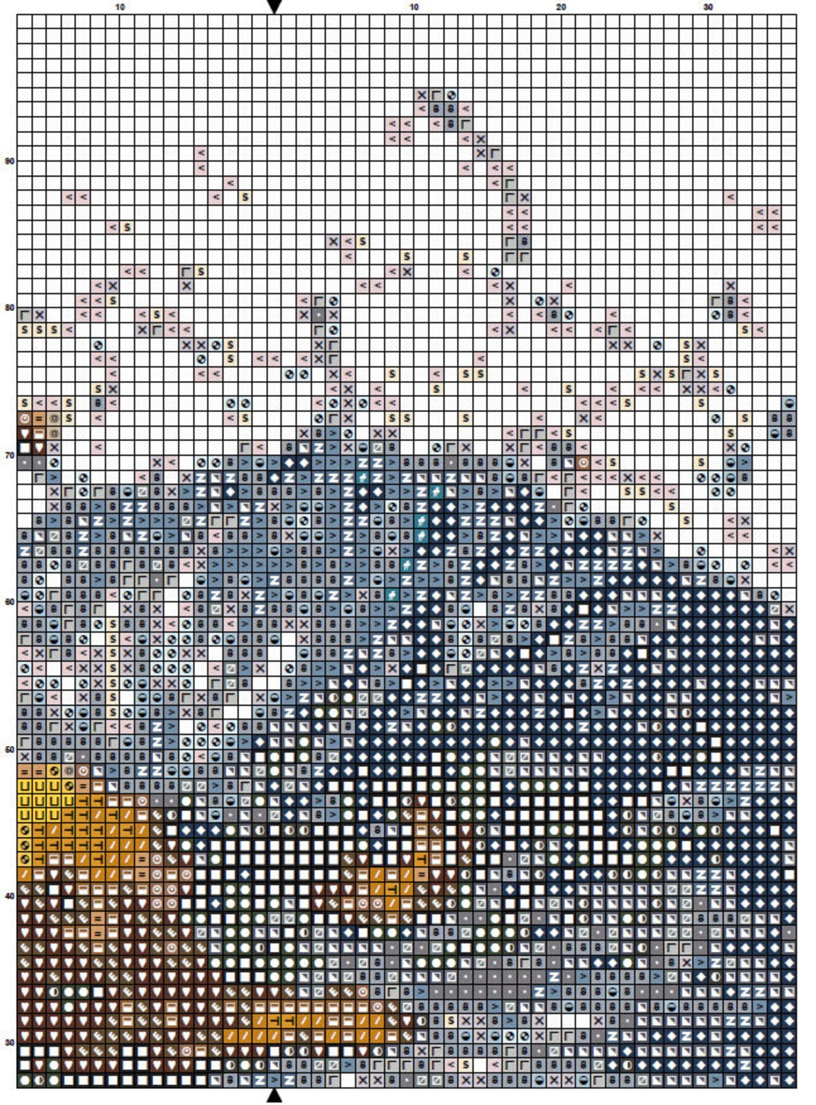 Eagle Cross Stitch Pattern 1 Instant PDF Download Eagle - Etsy