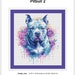 Pitt Bull Cross Stitch Pattern 1 Instant PDF Download - Pitbull Dog ...