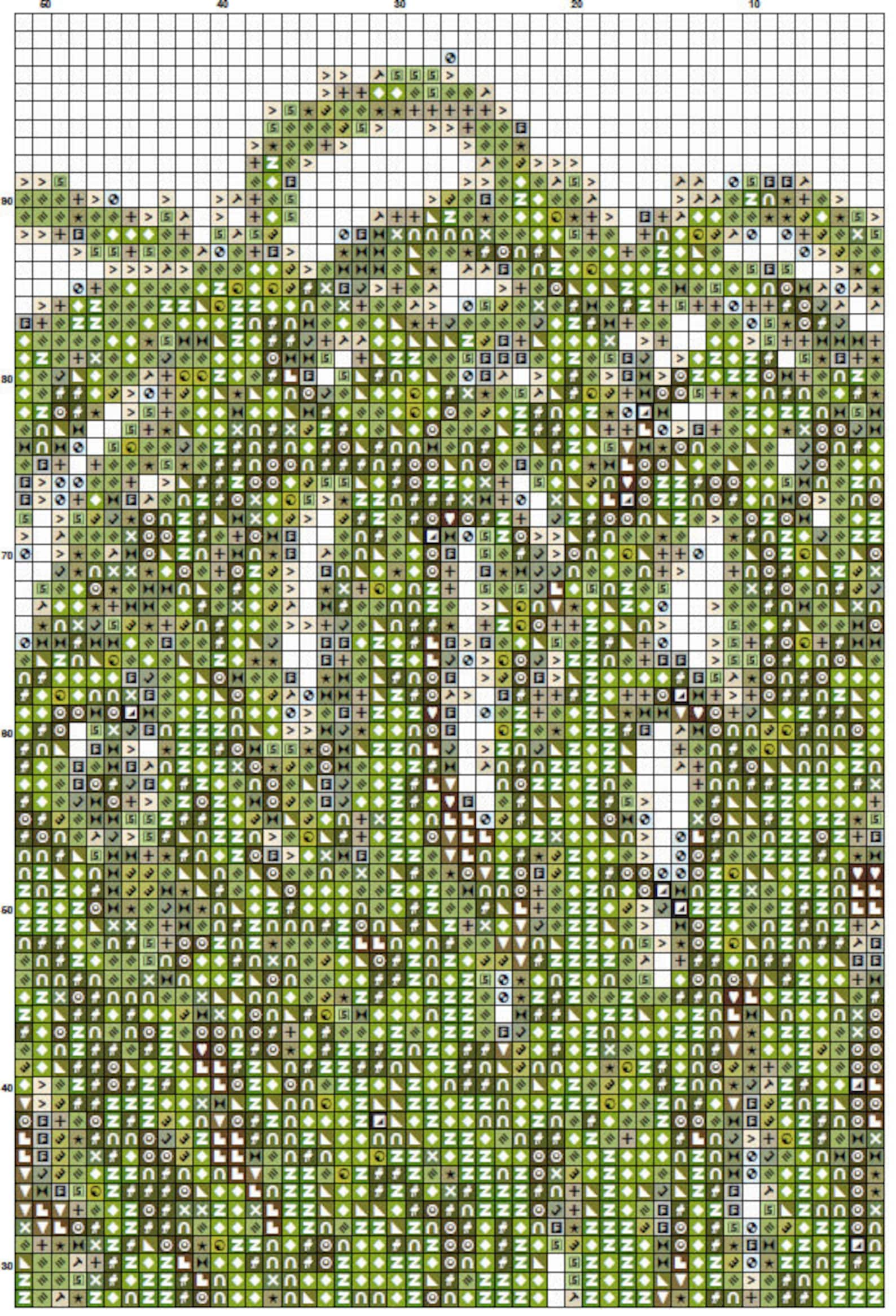 Willow Tree Cross Stitch Pattern Instant PDF Download Summer - Etsy