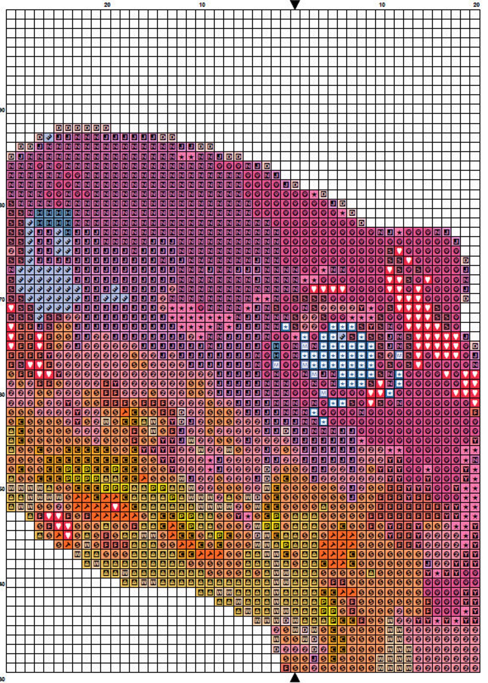 Octopus Cross Stitch Pattern 2 Instant PDF Download Octopus - Etsy