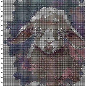 Sheep Cross Stitch Pattern 3 Instant Download Instant PDF Download ...
