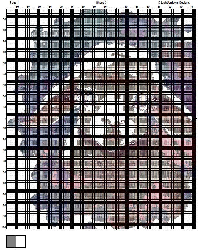 Sheep Cross Stitch Pattern 3 Instant Download Instant PDF - Etsy