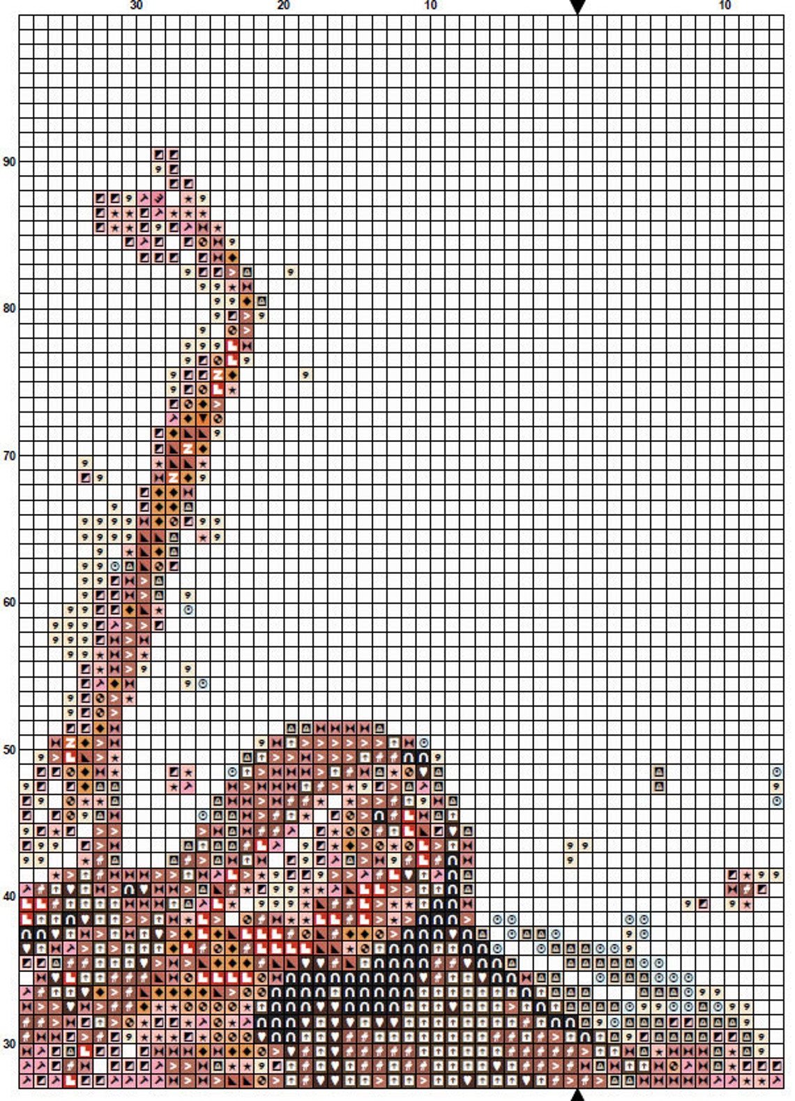 Dancing Woman Cross Stitch Pattern Instant PDF Download | Etsy