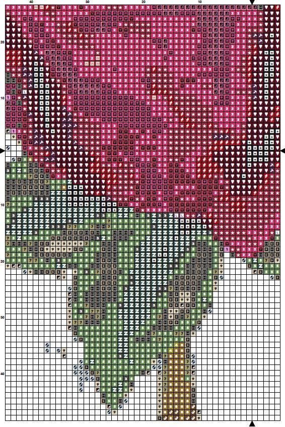 Roses Cross Stitch Pattern 1 Instant PDF Download Roses | Etsy