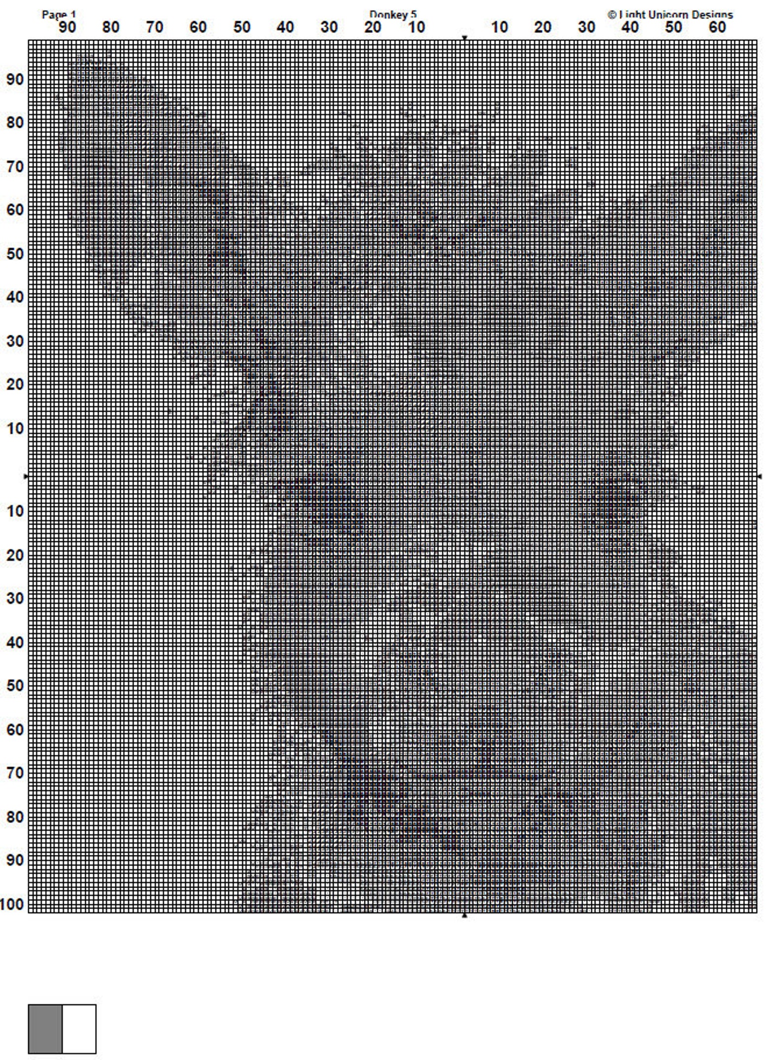 Baby Donkey Cross Stitch Pattern 5 Instant Download Instant PDF ...