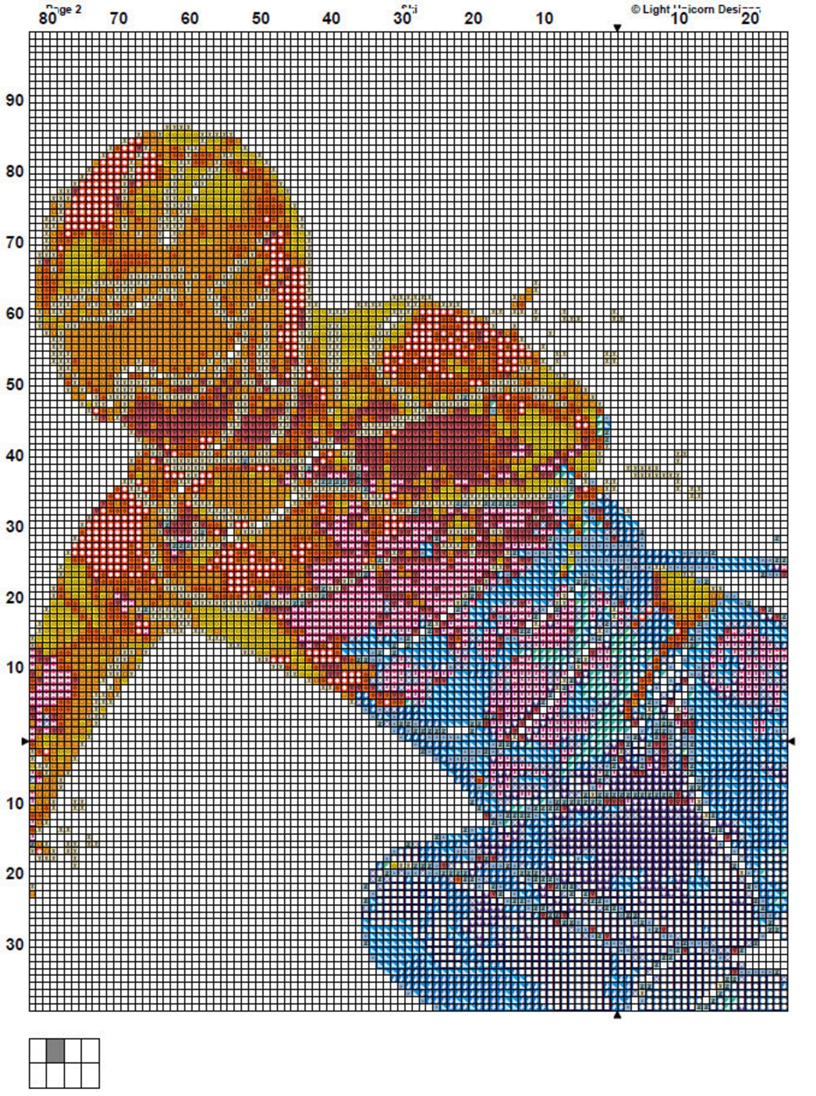 Ski Cross Stitch Pattern Instant Download Instant PDF Download - Skier ...