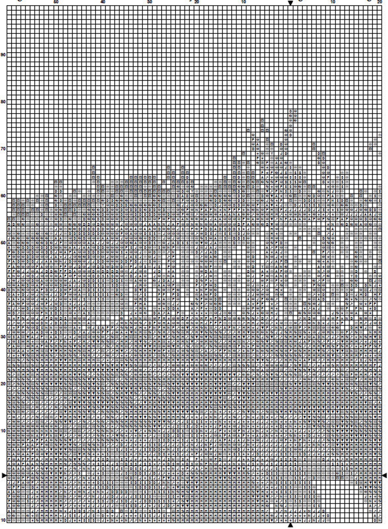 Eye Cross Stitch Pattern 5 Instant PDF Download Autumn - Etsy
