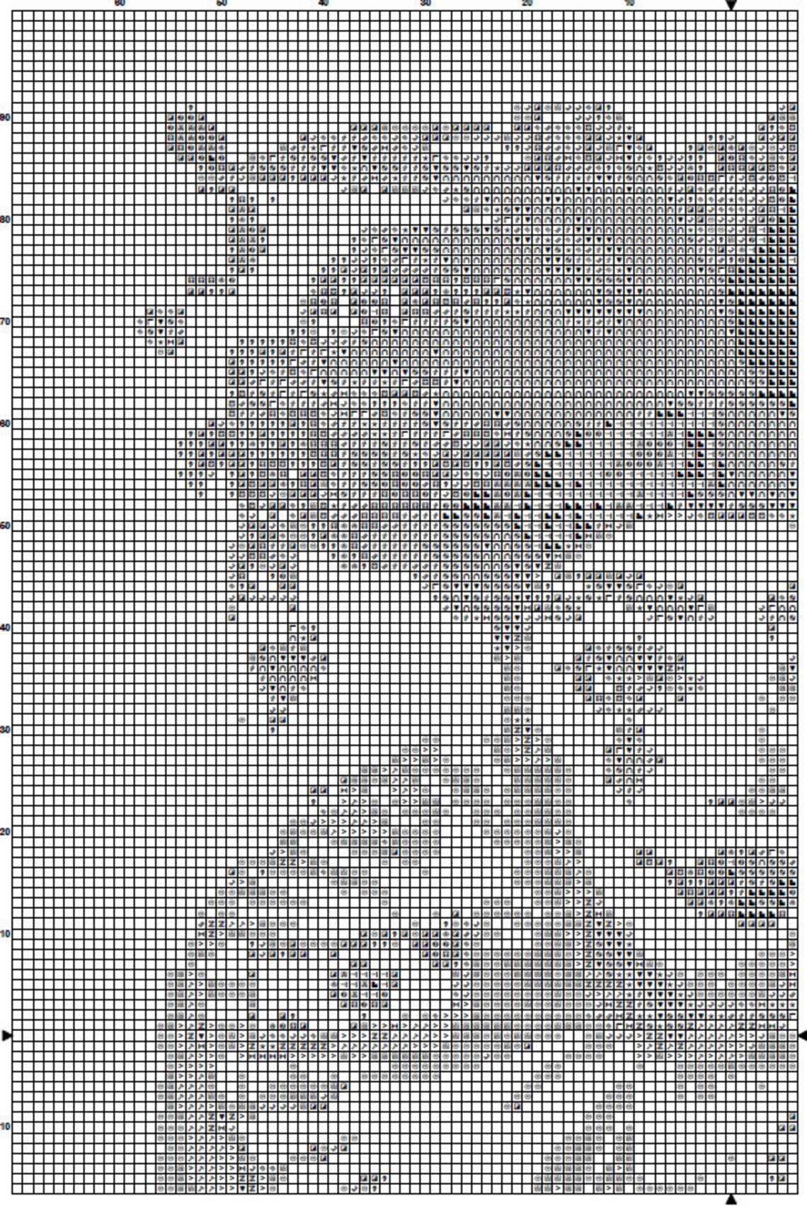Harlequin Cross Stitch Pattern Instant PDF Download Joker - Etsy