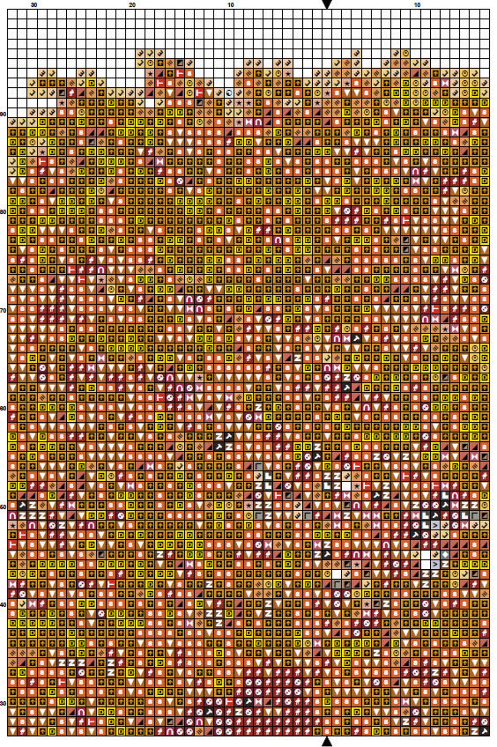 Autumn Tree Cross Stitch Pattern Instant PDF Download Fall - Etsy