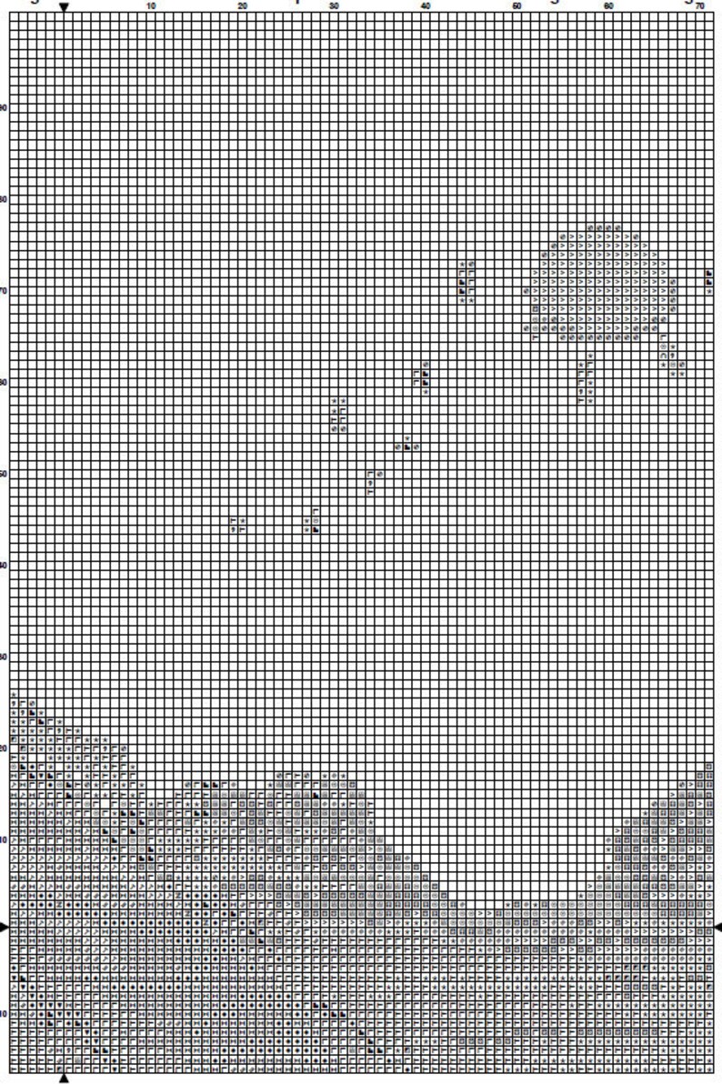 Japanese Landscape Cross Stitch Pattern 2 Instant PDF Download | Etsy