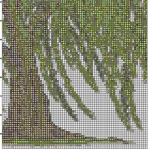 Willow Tree Cross Stitch Pattern Instant PDF Download Summer | Etsy