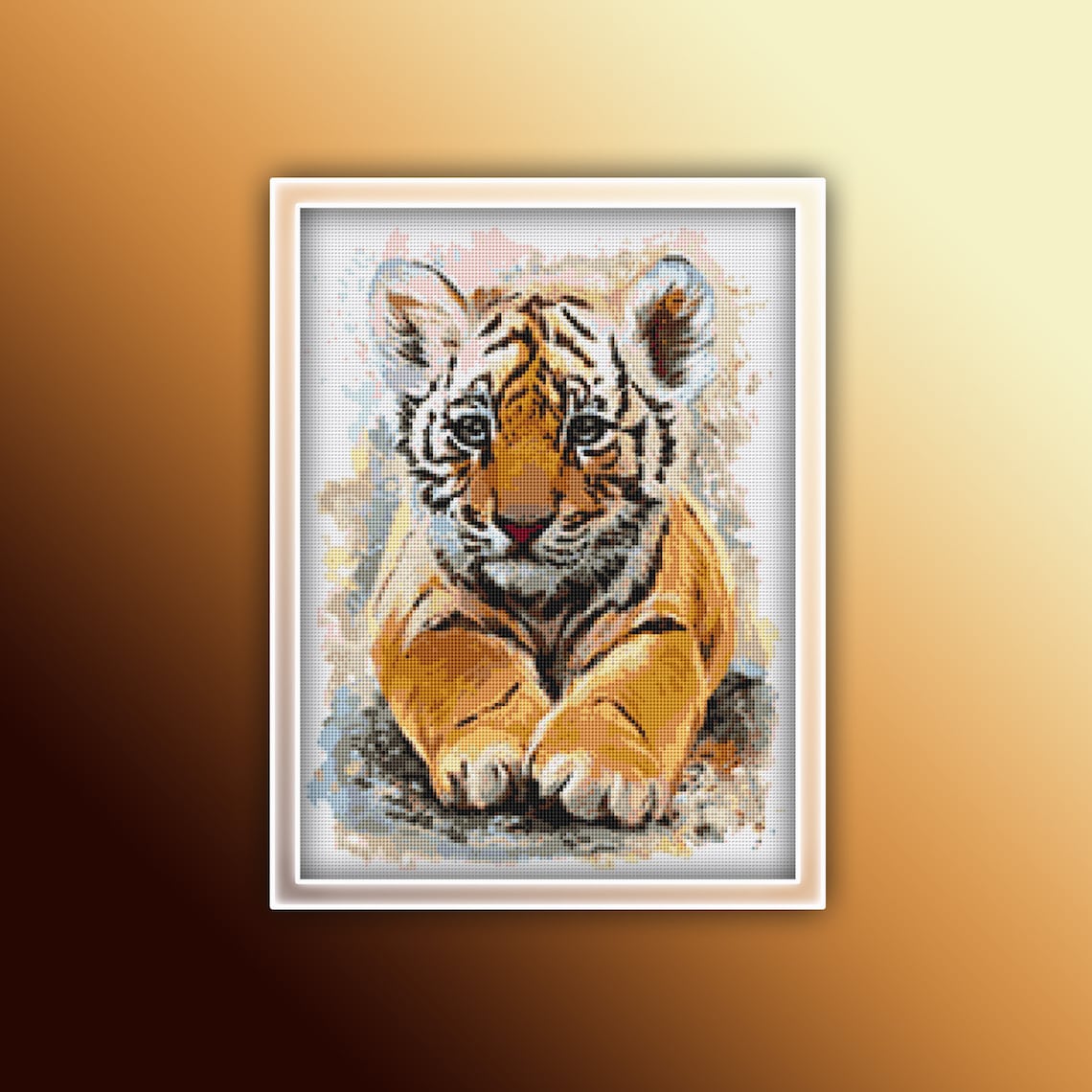 Tiger Cub Cross Stitch Pattern 1 Instant PDF Download Tiger - Etsy