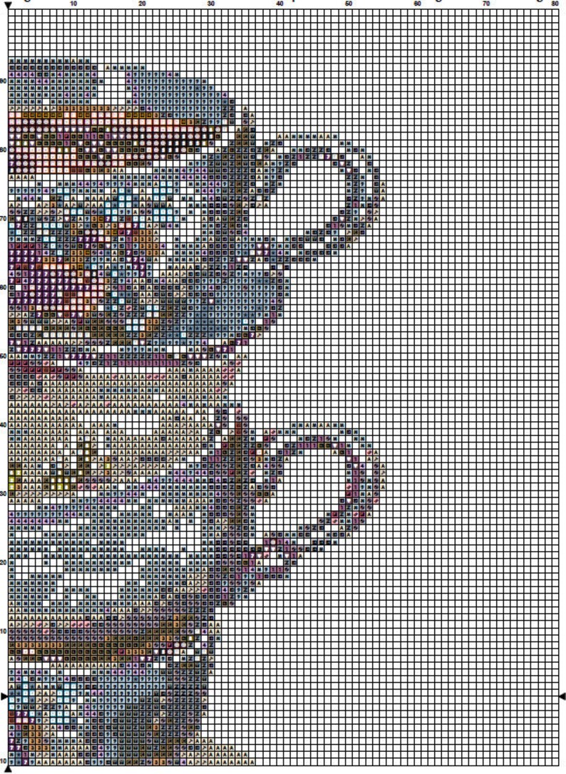 Tea Cups Cross Stitch Pattern 1 Instant PDF Download Tea - Etsy