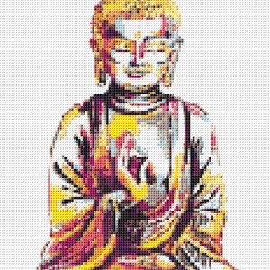 Buddha Cross Stitch Pattern 7 Instant Download Instant PDF | Etsy