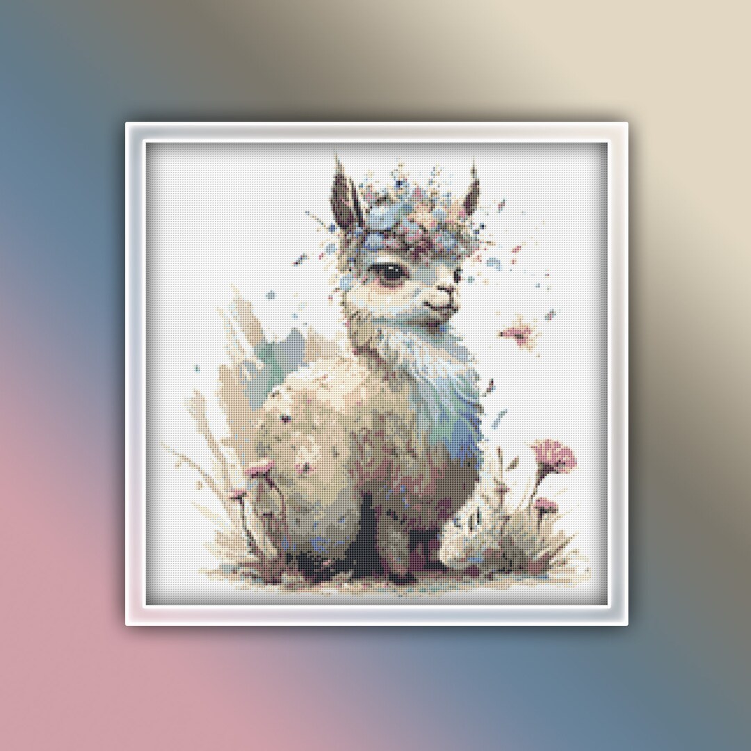 Llama Cross Stitch Pattern 16 Instant PDF Download - Llama Watercolor ...