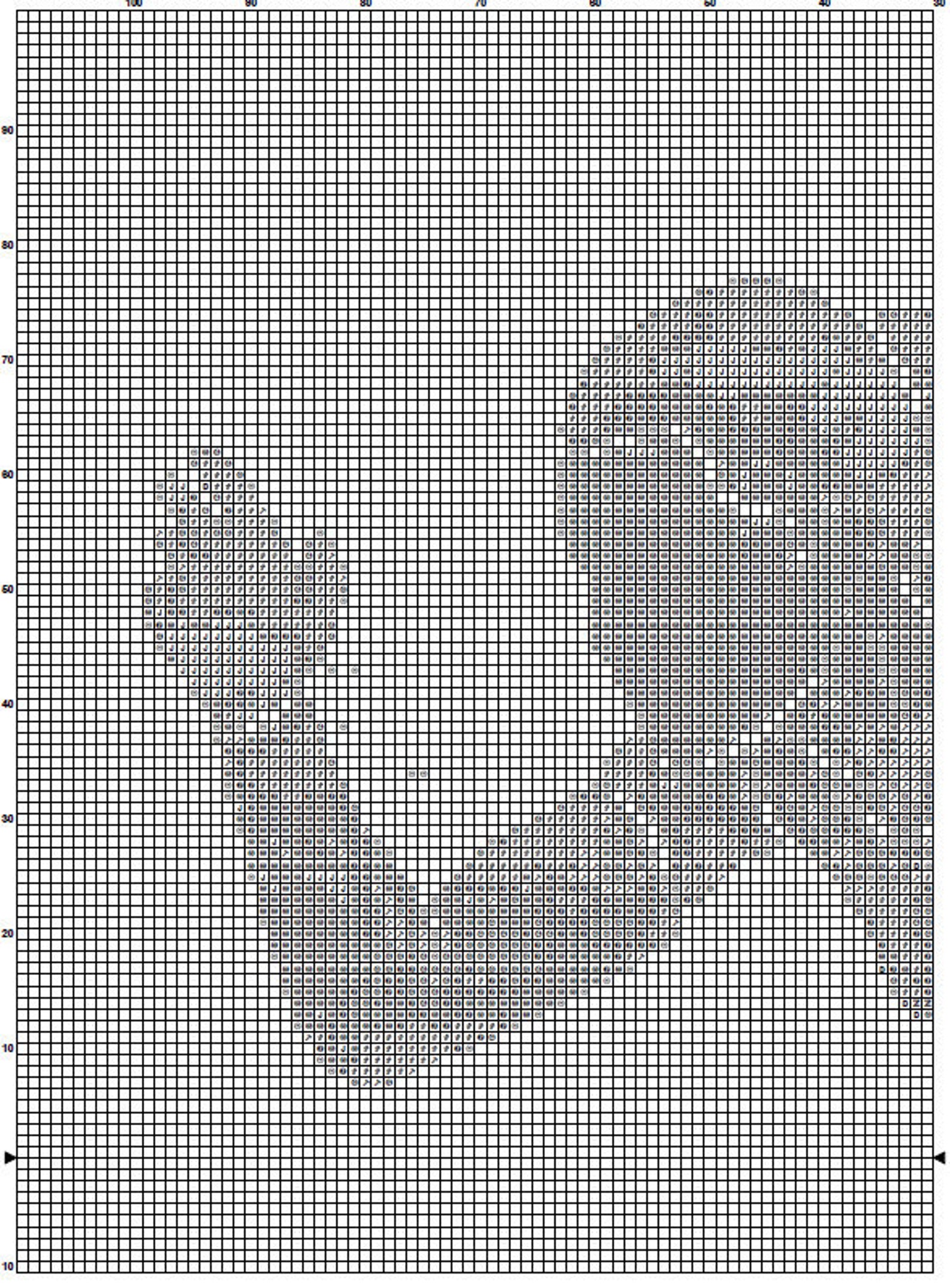 Running Cross Stitch Pattern 1 Instant Download Instant PDF | Etsy