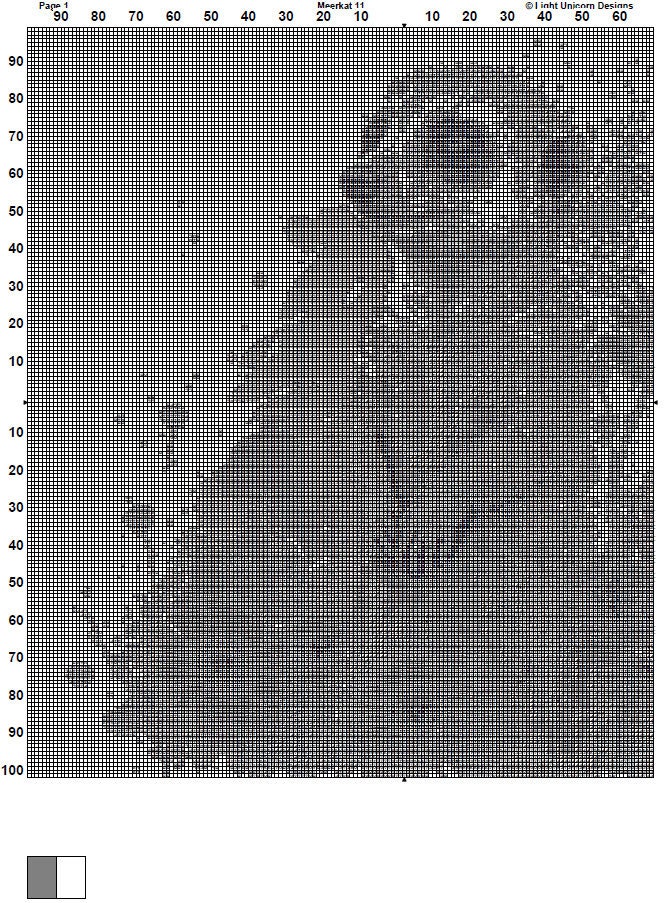 Meerkat Cross Stitch Pattern 11 Instant PDF Download - Watercolor Cross ...
