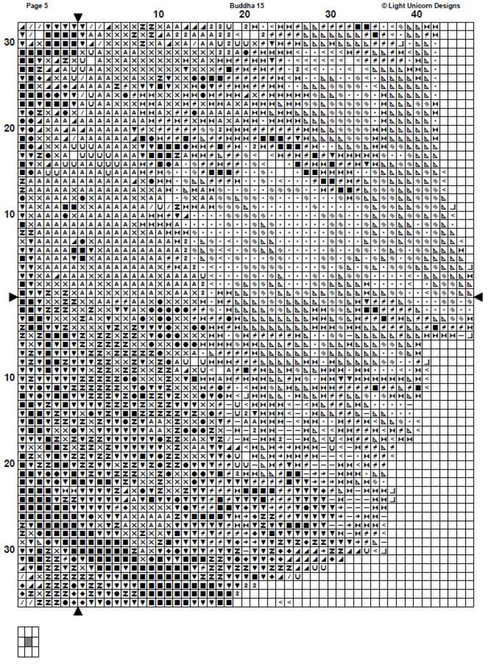 Buddha Cross Stitch Pattern 15 Instant Download Instant PDF Download ...