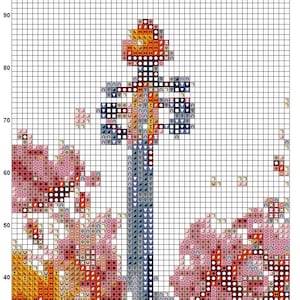 Violin Cross Stitch Pattern 3 Instant PDF Download - Violin Musical ...