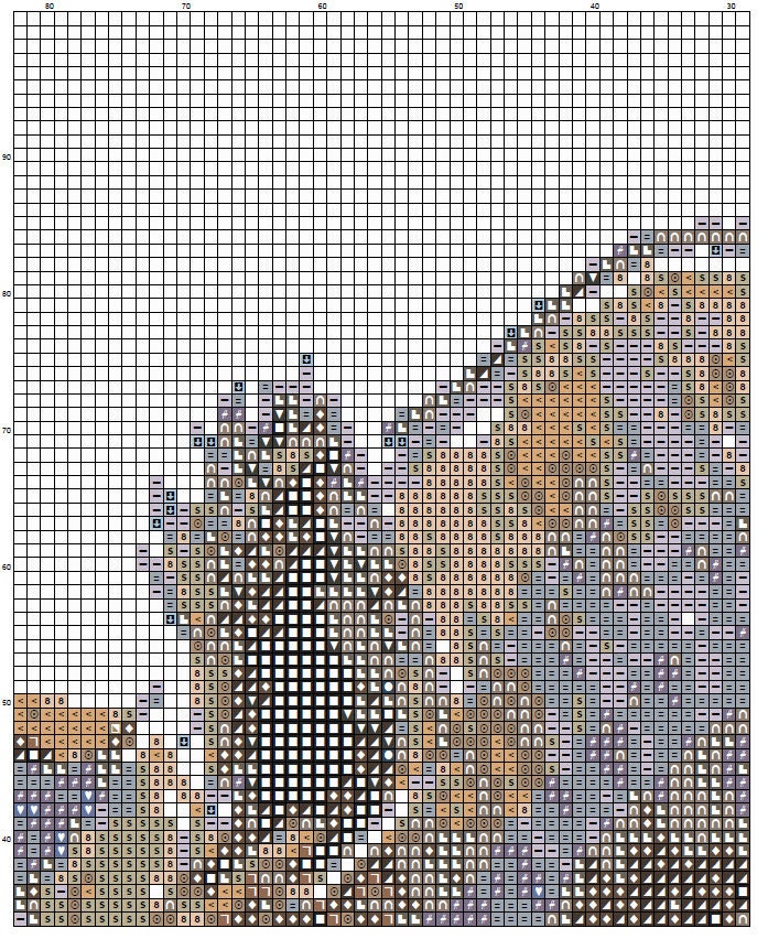 Rhino Cross Stitch Pattern 6 Instant PDF Download Rhinoceros | Etsy