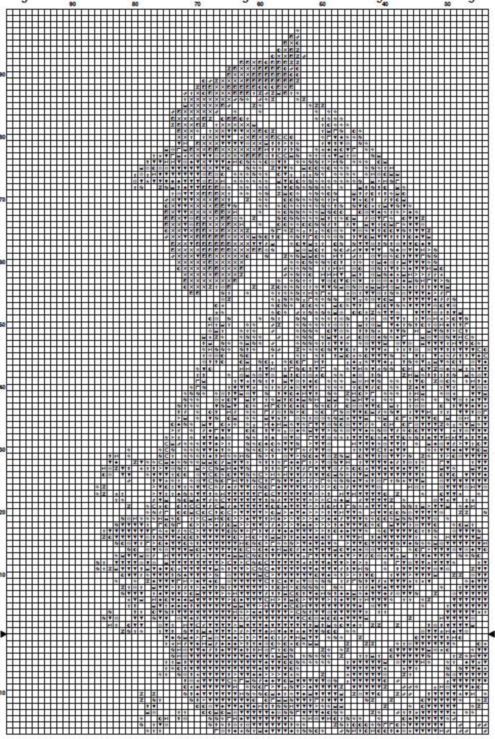 Hamburg Chicken Cross Stitch Pattern Instant PDF Download - Etsy