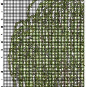 Willow Tree Cross Stitch Pattern Instant PDF Download | Summer Tree ...