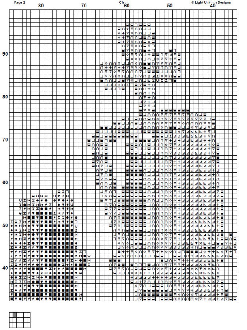 Chess Cross Stitch Pattern Instant PDF Download - Chess Board - Chess ...