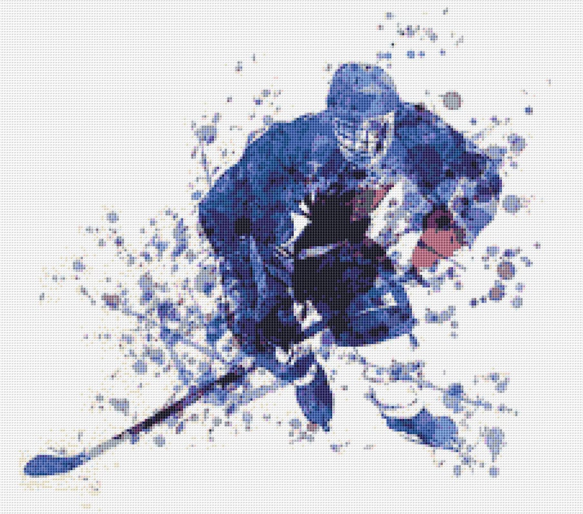 Ice Hockey Cross Stitch Pattern 1 Instant PDF Download Sport | Etsy
