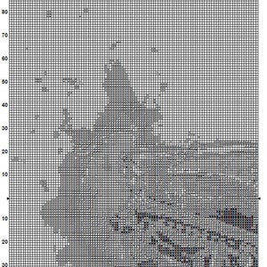 Red Cadillac Cross Stitch Pattern 1 Instant PDF Download - 57 Chevy Car ...