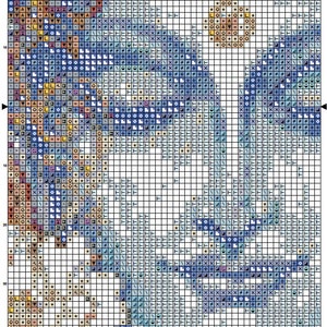 Shiva Cross Stitch Pattern 1 Instant Download Instant PDF - Etsy