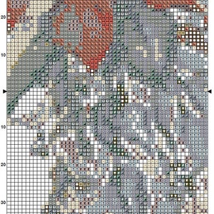 Ice Skating Boot Cross Stitch Pattern Instant PDF Download - Figure ...