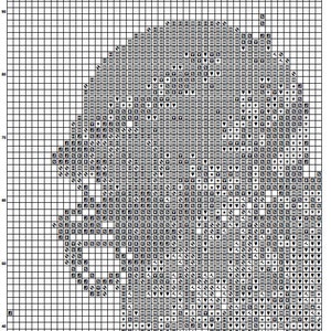 Football Player Cross Stitch Pattern 1 Instant Download | Etsy