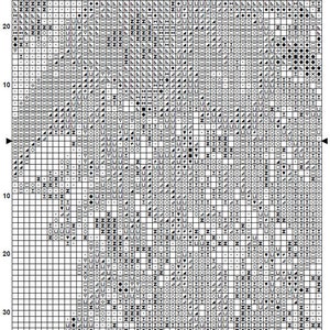 Ice Skating Boot Cross Stitch Pattern Instant PDF Download - Figure ...