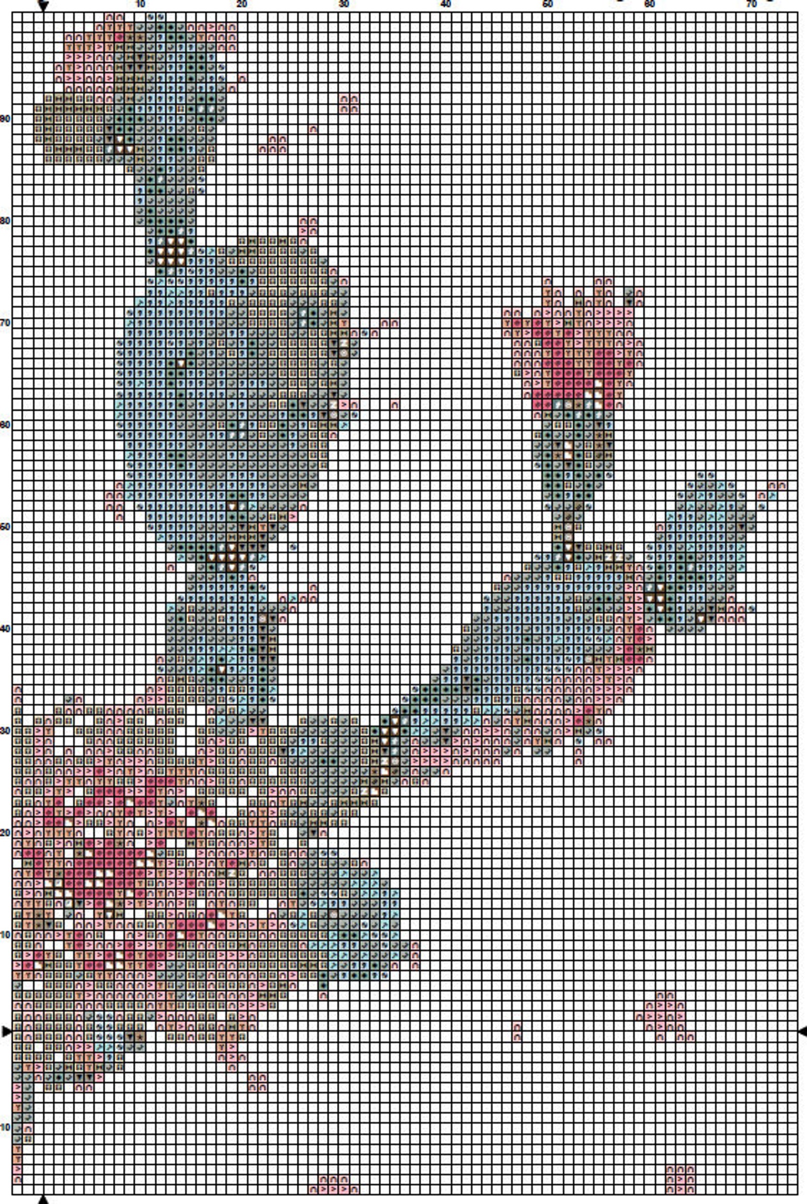 Cactus Cross Stitch Pattern 10 Instant PDF Download Cactus | Etsy