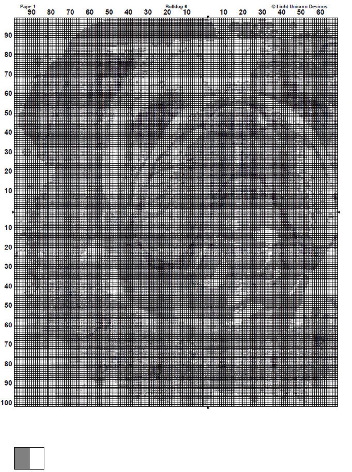 Bulldog Cross Stitch Pattern 6 Instant PDF Download Bulldog - Etsy