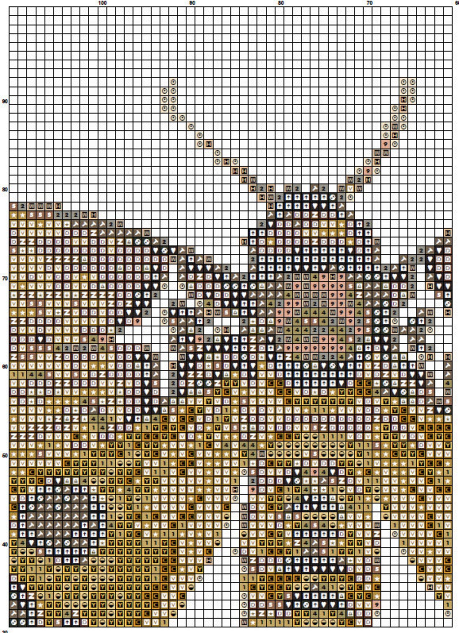 Moths Cross Stitch Pattern 1 Instant PDF Download Butterfly - Etsy