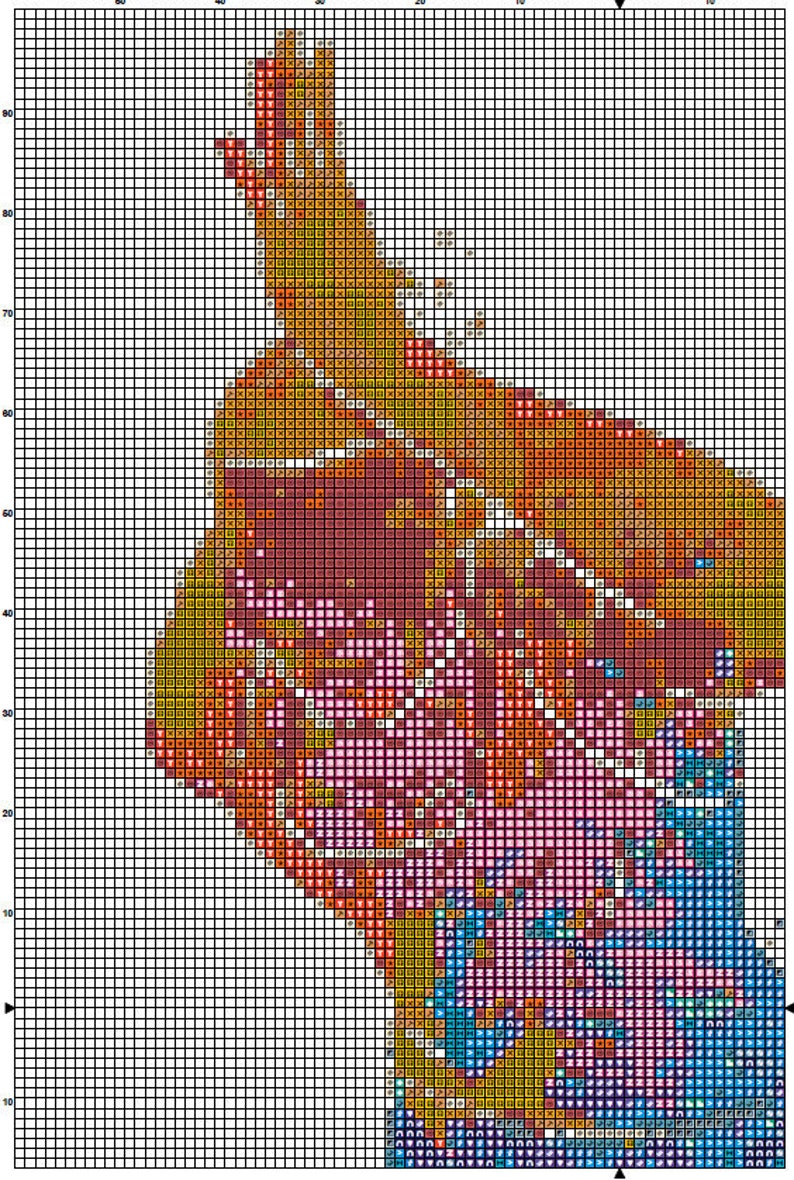Runner Cross Stitch Pattern 2 Instant Download Instant PDF - Etsy