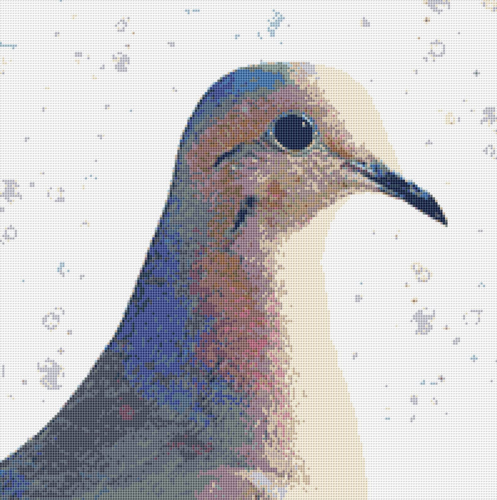 Dove Cross Stitch Pattern Instant PDF Download Dove - Etsy