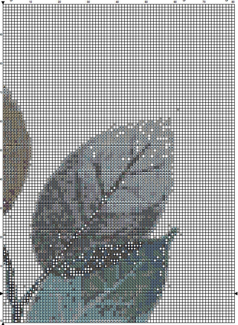 Leaves Cross Stitch Pattern Instant PDF Download Leaves | Etsy