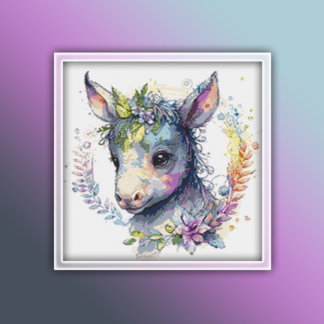 Donkey Cross Stitch Pattern 7 Instant Download Instant PDF Download ...