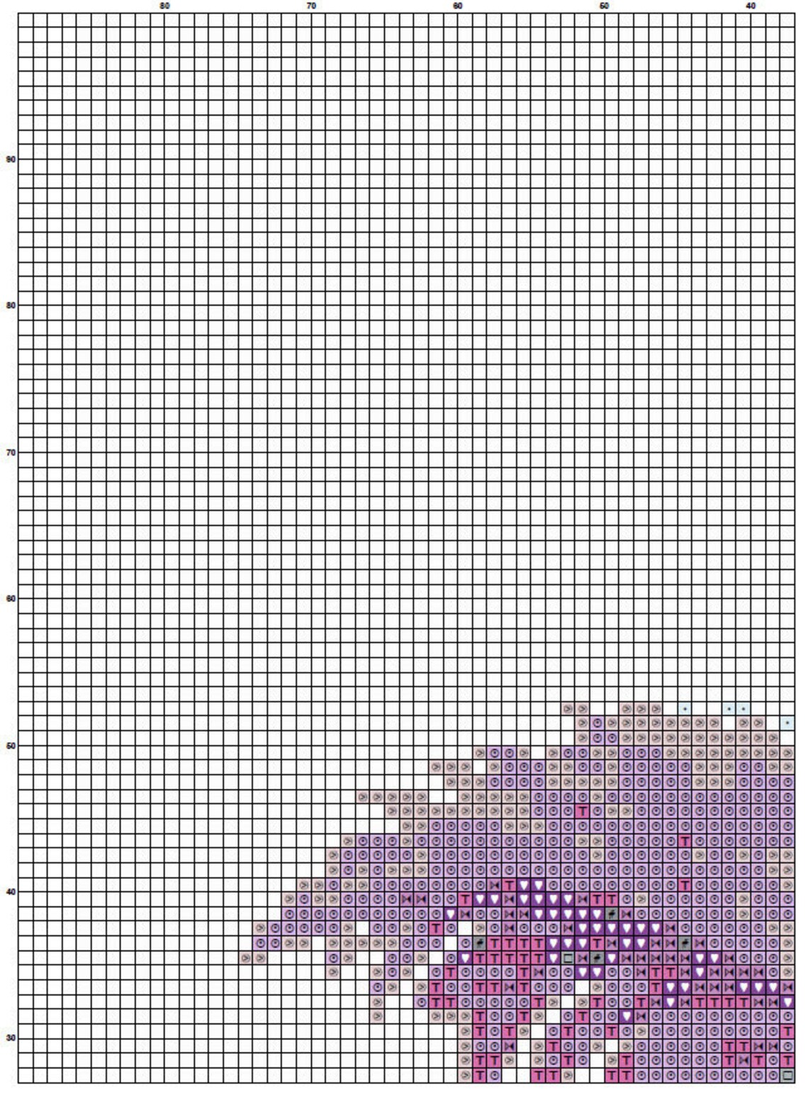 Feather Cross Stitch Pattern 8 Instant PDF Download Feather | Etsy Canada