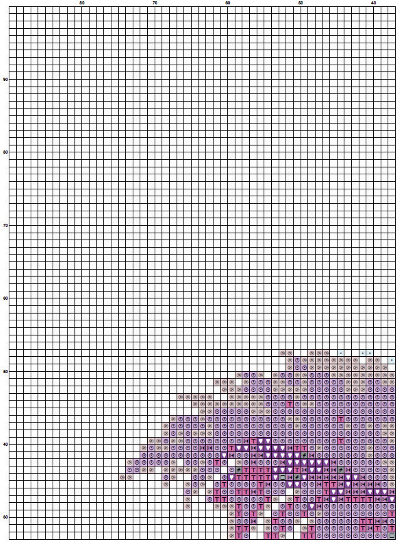 Feather Cross Stitch Pattern 8 Instant PDF Download Feather | Etsy Canada