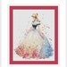 Cinderella Cross Stitch Pattern 1 Instant PDF Download - Princess ...